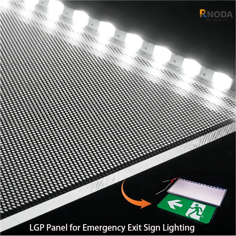 LGP Sheet for Emergency Lighting & Exit Signs - Customized Backlight ...